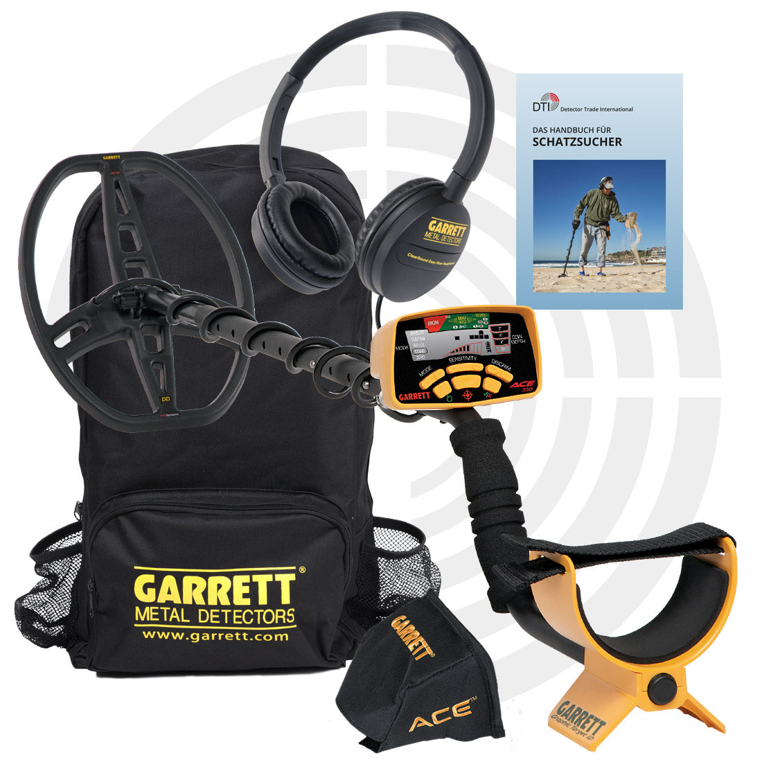Garrett EURO ACE | DTI Special mit Kopfhörer, Rucksack & mehr – DTI-Shop